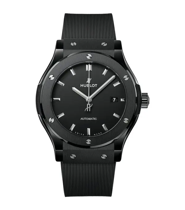 HUBLOT Ceramic Classic Fusion Magic Watch - Black