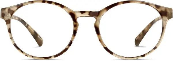 Zenni Sporty Round Full Rim Frame Glasses - Tortoiseshell