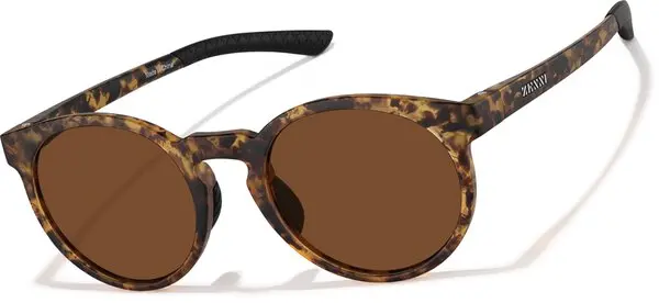 Zenni Sporty Round Glasses Plastic Full Rim Frame - Tortoiseshell