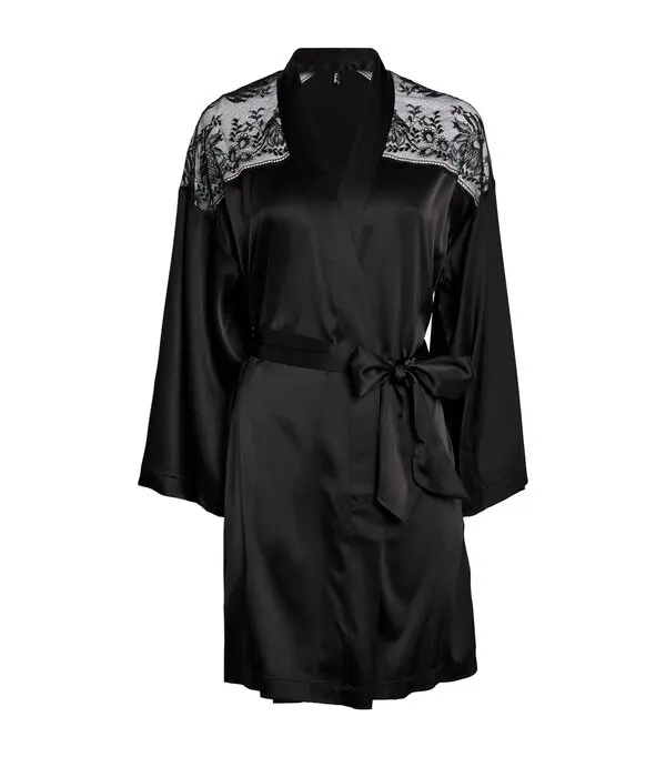 AUBADE Midnight Whisper Robe - Black