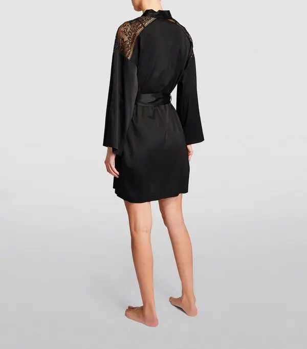 AUBADE Midnight Whisper Robe - Black