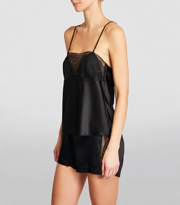 AUBADE Midnight Whisper Lace Trim Camisole