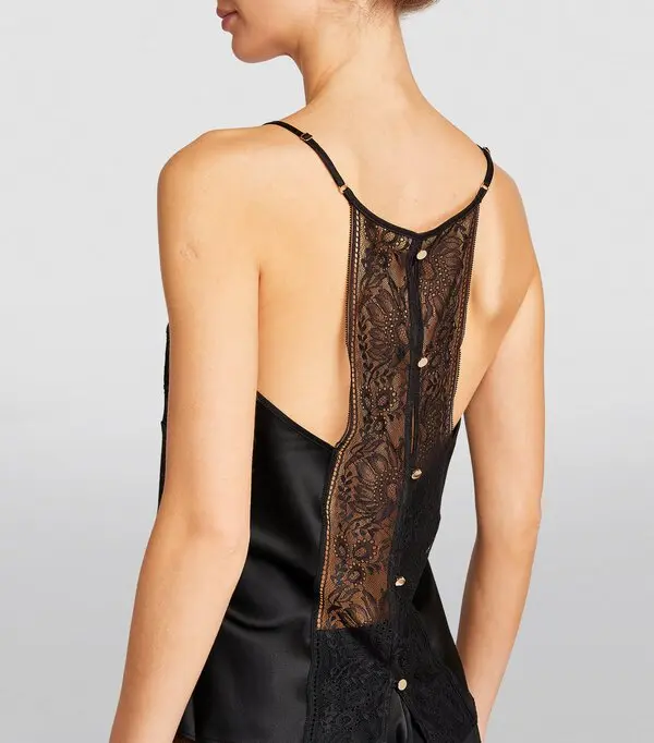 AUBADE Midnight Whisper Lace Trim Camisole