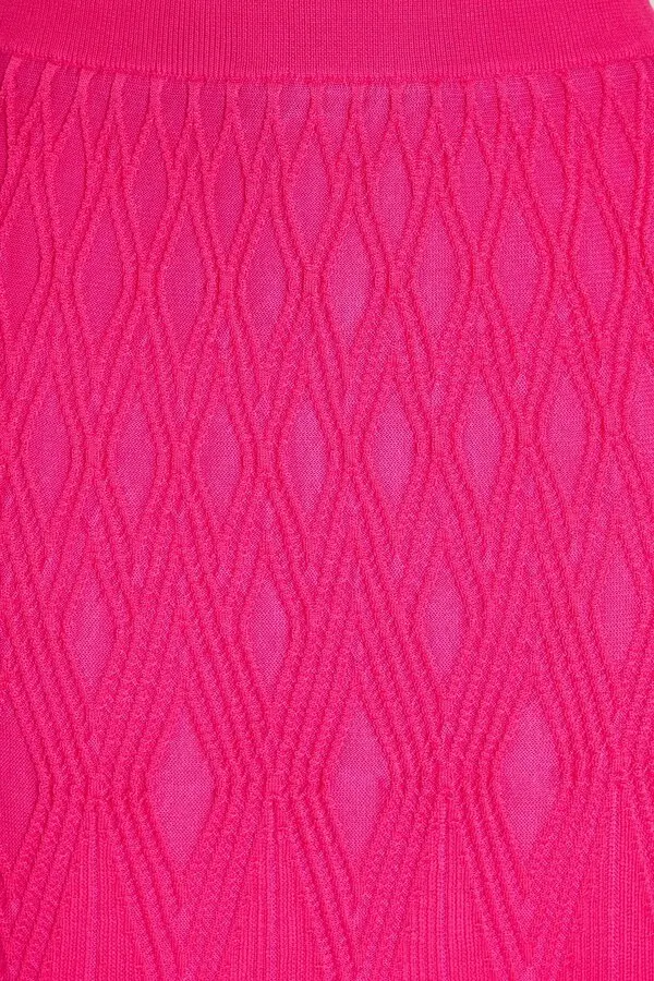 Diane Von Furstenberg Ava Fluted Knitted Skirt