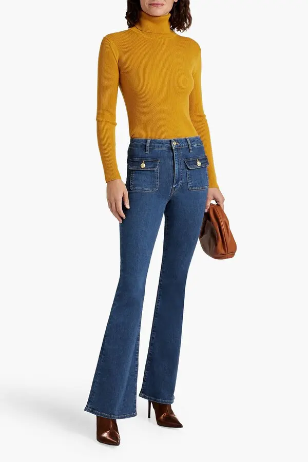 Derek Lam 10 Crosby High-rise Flared Jeans