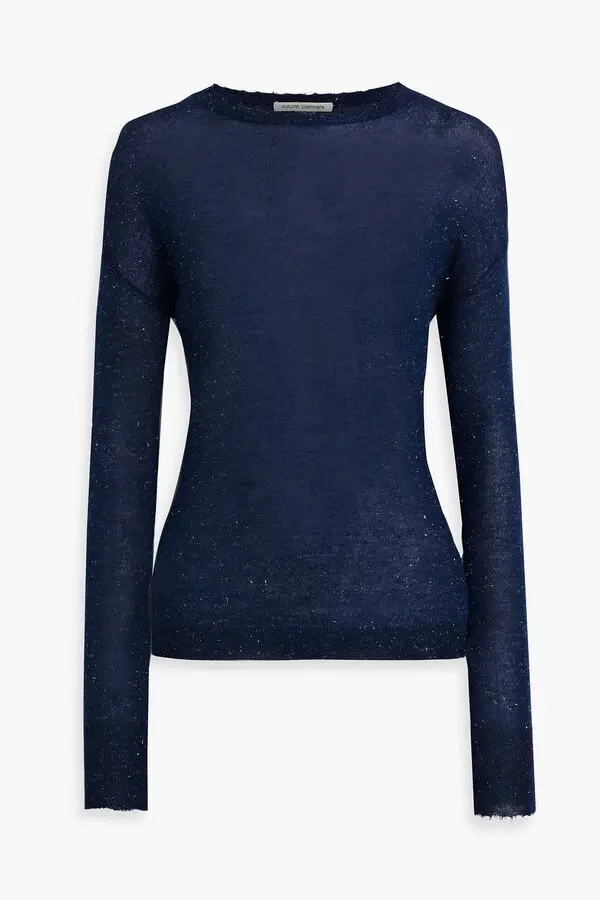 Autumn Cashmere Metallic Knitted Sweater