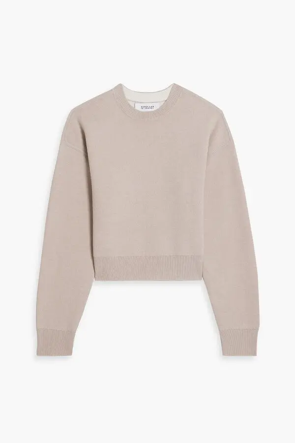 Derek Lam 10 Crosby Wool-blend Sweater - Neutral