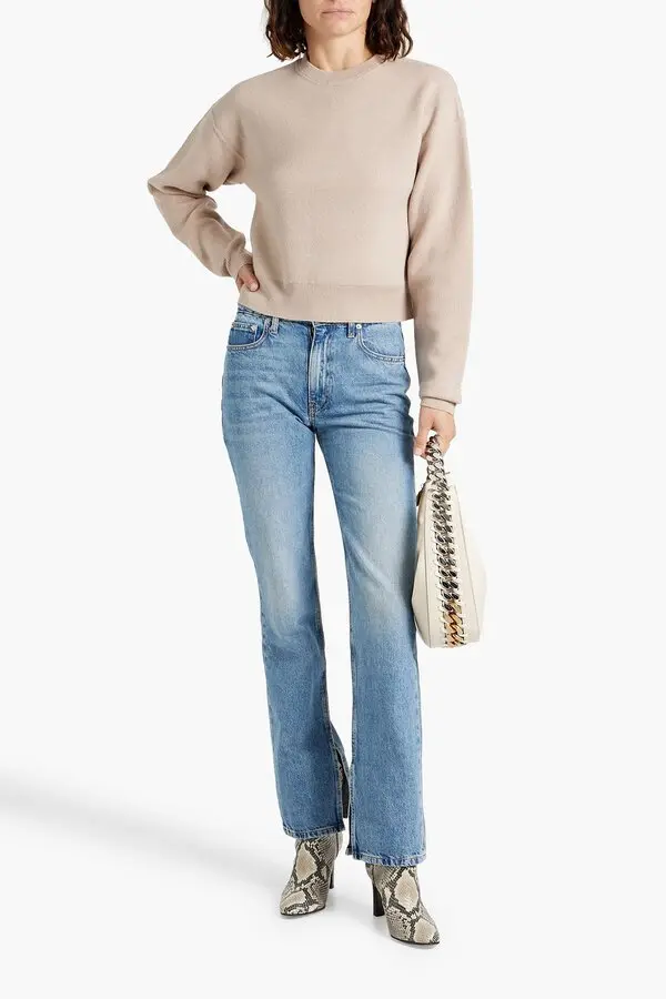 Derek Lam 10 Crosby Wool-blend Sweater - Neutral