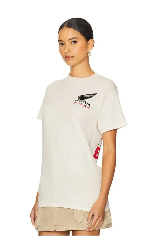 CPTN APPAREL X Honda Factory Built Tee In Ivory