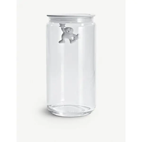 ALESSI Gianni 140cl Glass Container - White