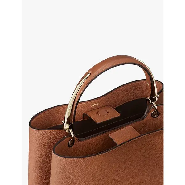 Cartier Panthère De Medium Top-handle Bag - Caramel