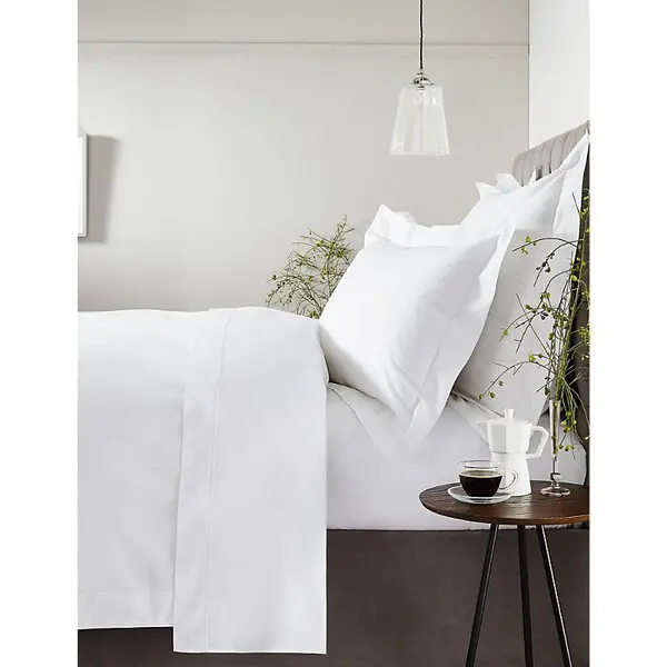 THE WHITE COMPANY Savoy Deep Fitted Cotton Sheet