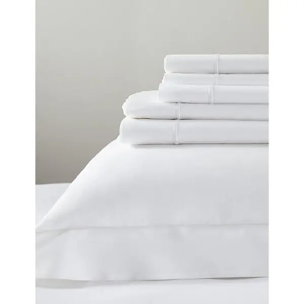 THE WHITE COMPANY Savoy Deep Fitted Cotton Sheet