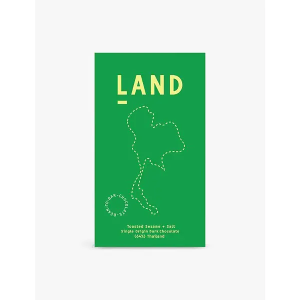LAND Thai Dark 64% Toasted Sesame And Salt Chocolate Bar 60g - One-color