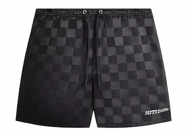 Kith Checkered Satin Collins Short