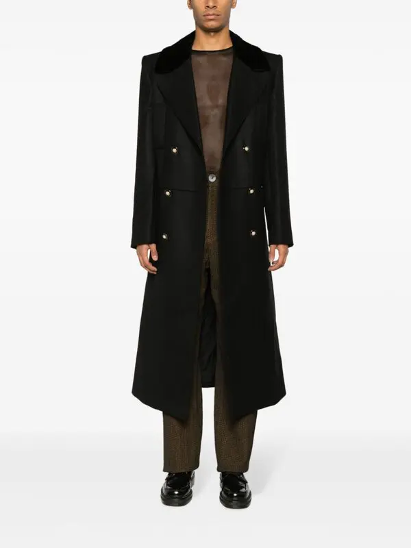 Casablanca Double-breasted Wool Coat