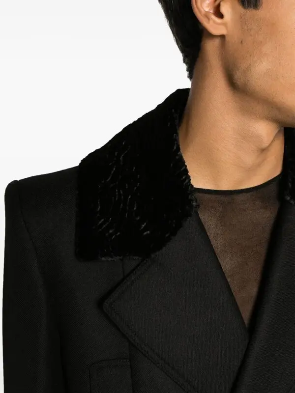 Casablanca Double-breasted Wool Coat