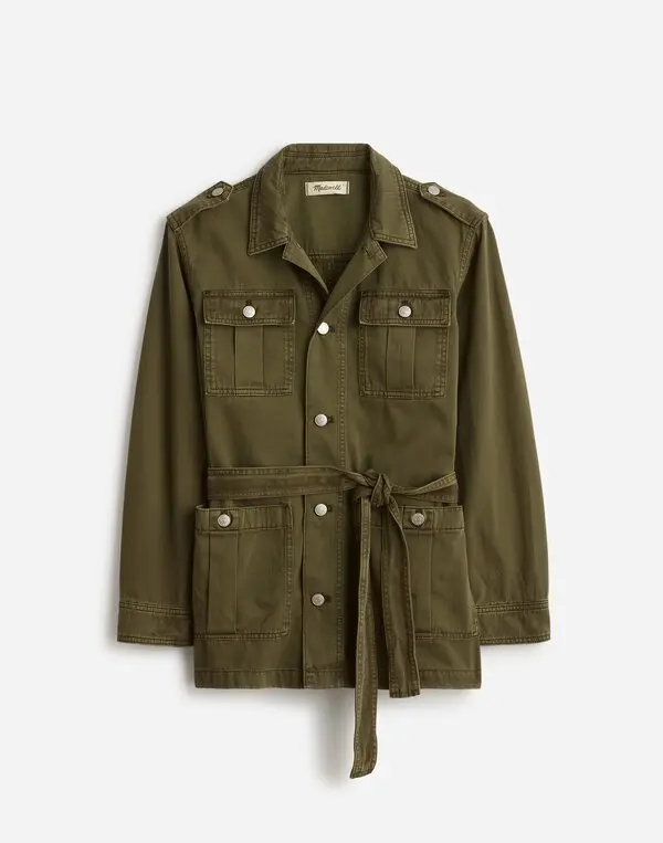 Madewell Cotton Chino Safari Jacket