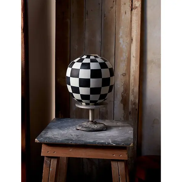 L'Objet Damier Ceramic Vase 30cm