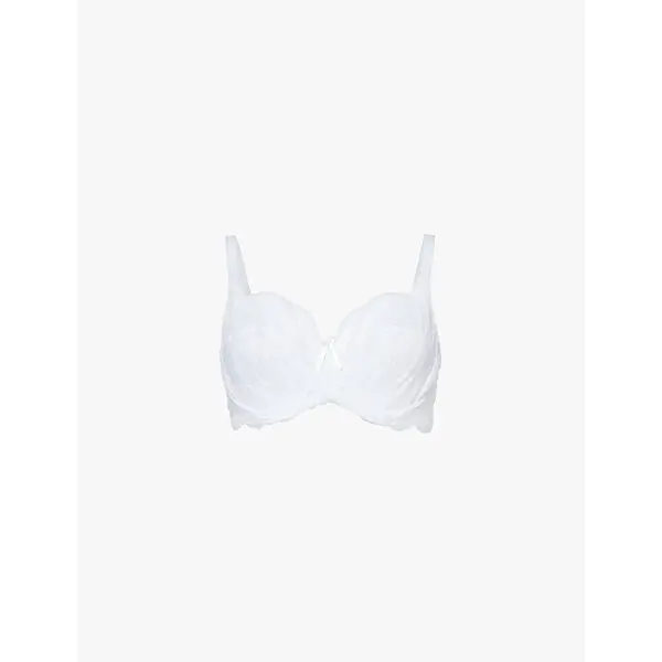 Panache Andorra Full-cup Underwired Lace Bra - White