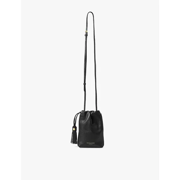 ASPINAL OF LONDON Soho Crossbody Leather Pouch - Black