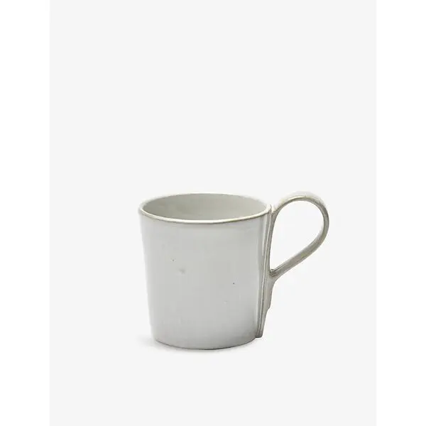 SERAX La Mère Venetian-handle Stoneware Coffee Cup 6.5cm - White