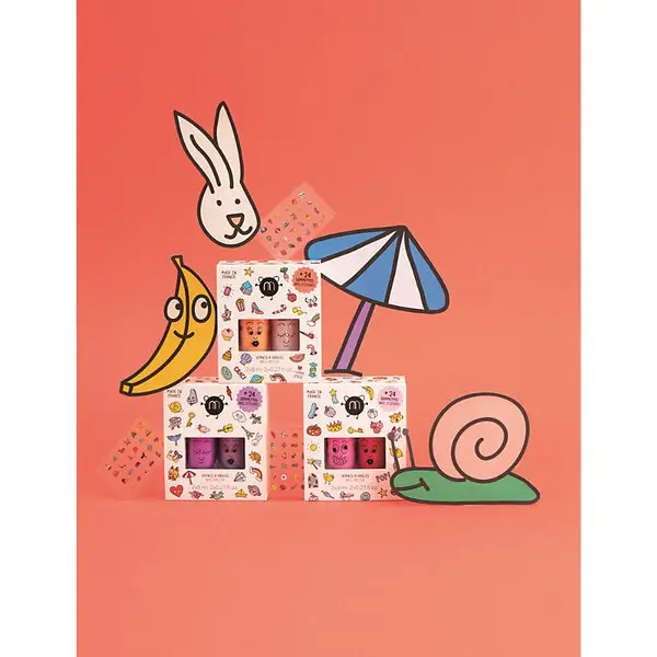 NAILMATIC Pop Nail Polish And Stickers Set