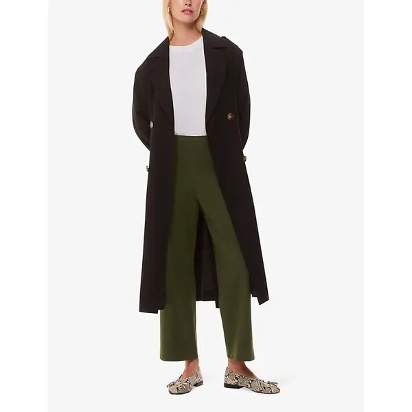 Whistles Camilla Wide-leg Stretch-woven Trousers