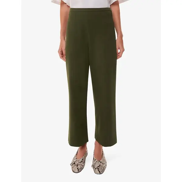Whistles Camilla Wide-leg Stretch-woven Trousers