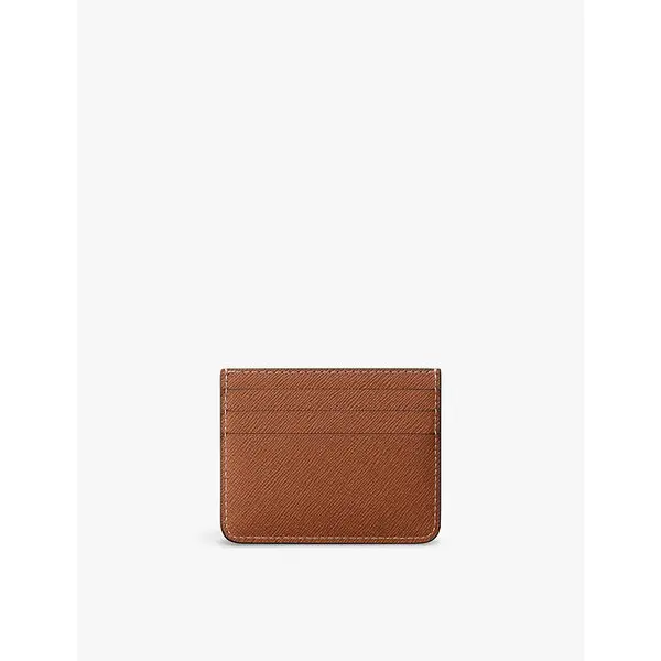 Cartier C De Leather Cardholder - Caramel