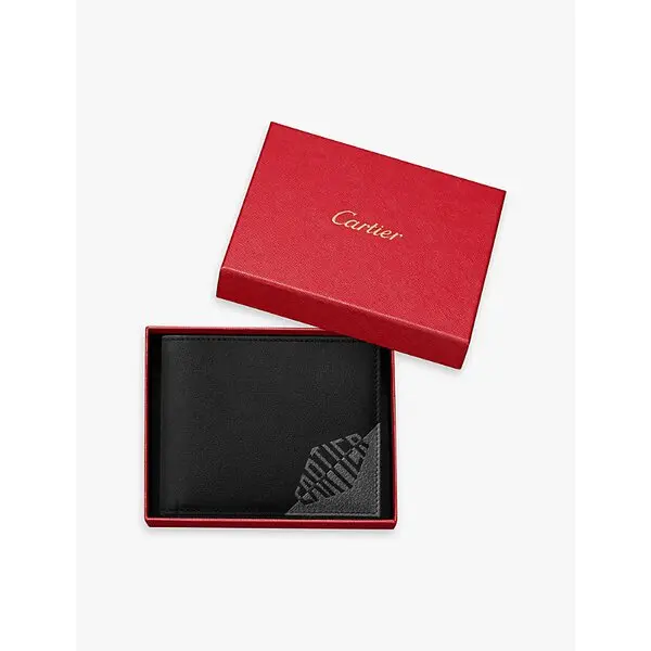 CARTIER Losange Shadow Leather Cardholder