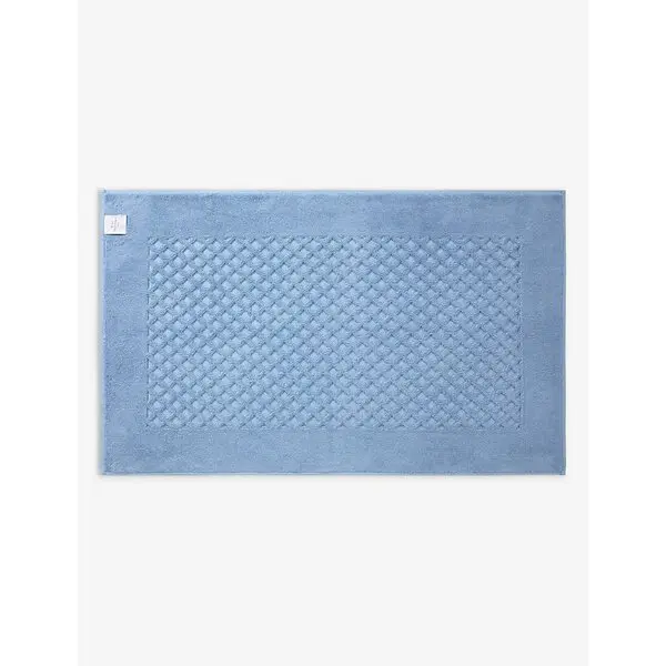 YVES DELORME Etoile Textured Cotton 55cm X 90cm - Azur