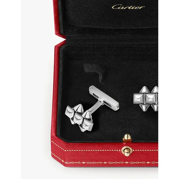 Cartier Clash De 18ct White-gold Cufflinks - White Gold