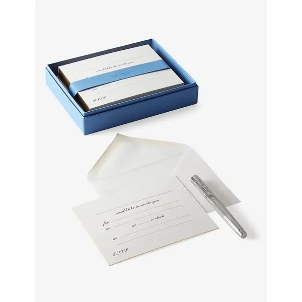 Smythson Would Like To Invite You Invitation Cards Pack Of 20