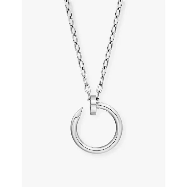 CARTIER Juste Un Clou Pendant Necklace - White Gold