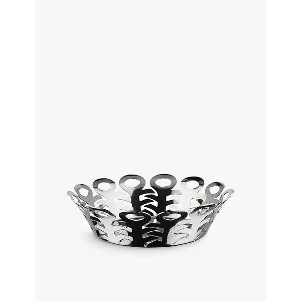 ALESSI Vimini Small Stainless-steel Basket 22cm - Silver