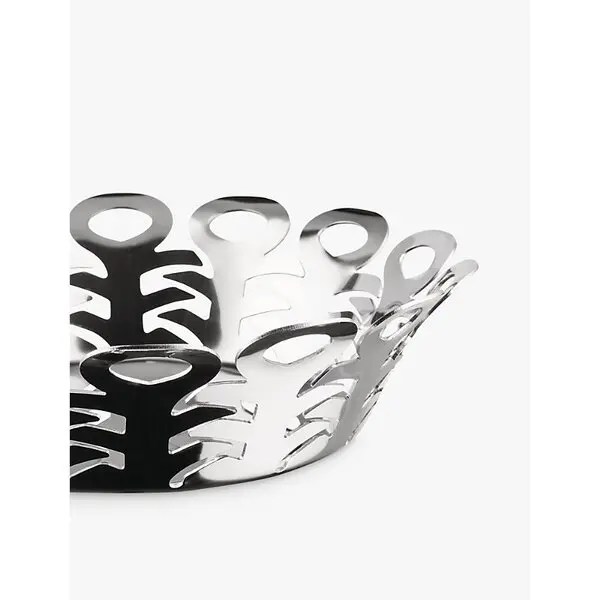 ALESSI Vimini Small Stainless-steel Basket 22cm