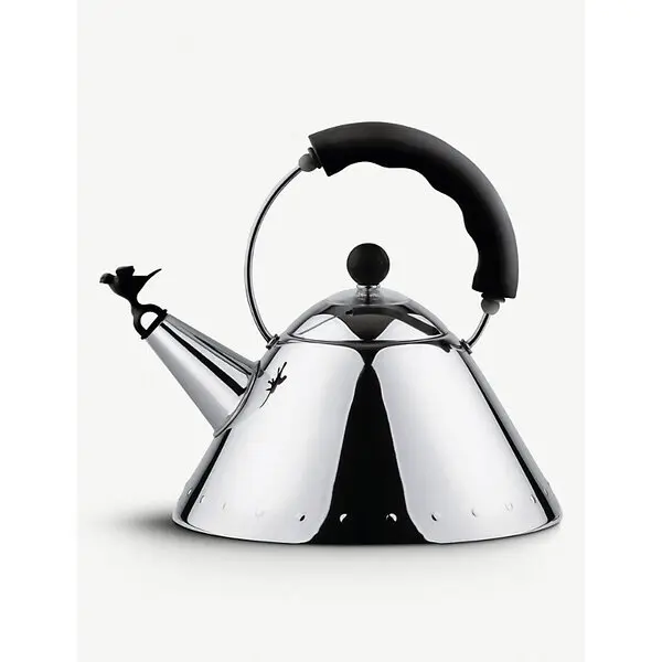 ALESSI Kettle With Bird-shaped Whistle - Black