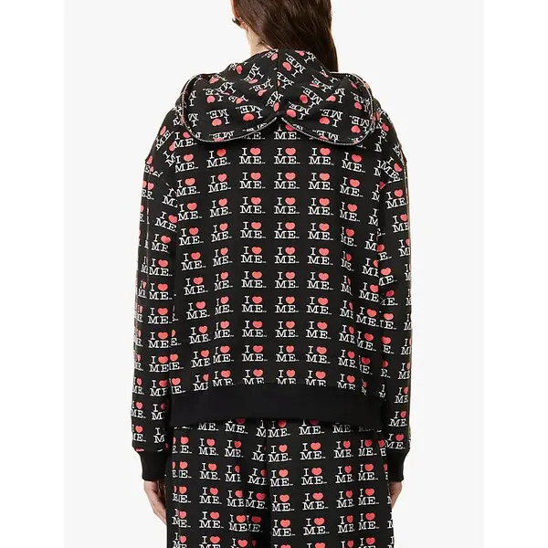 Ashley Williams I Heart Me Two-Slip-Pockets Cotton-Blend Hoody