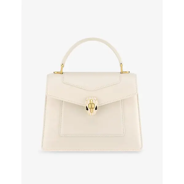 BVLGARI Serpenti Rattan Shoulder Bag