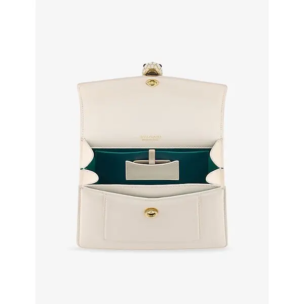 BVLGARI Serpenti Rattan Shoulder Bag