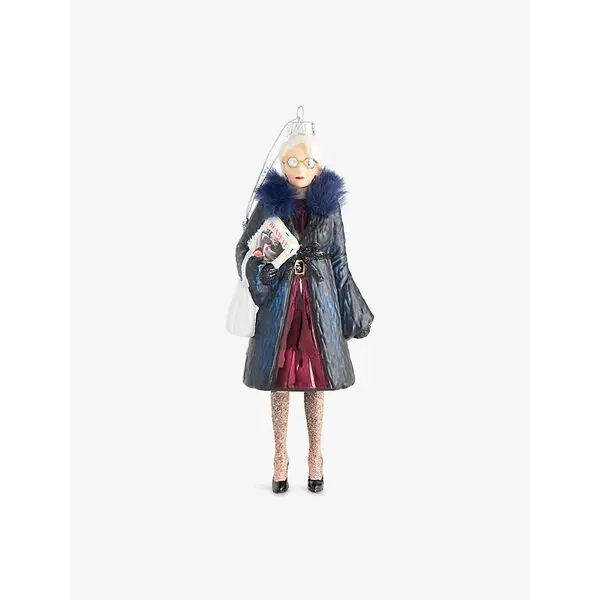 SELFRIDGES Miranda Priestly Glass Christmas Decoration