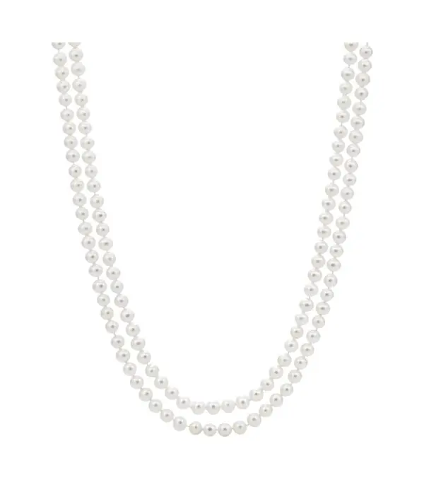 Tiffany & Co. Ziegfeld Wrap-around Freshwater Pearl Necklace - Sterling Silver