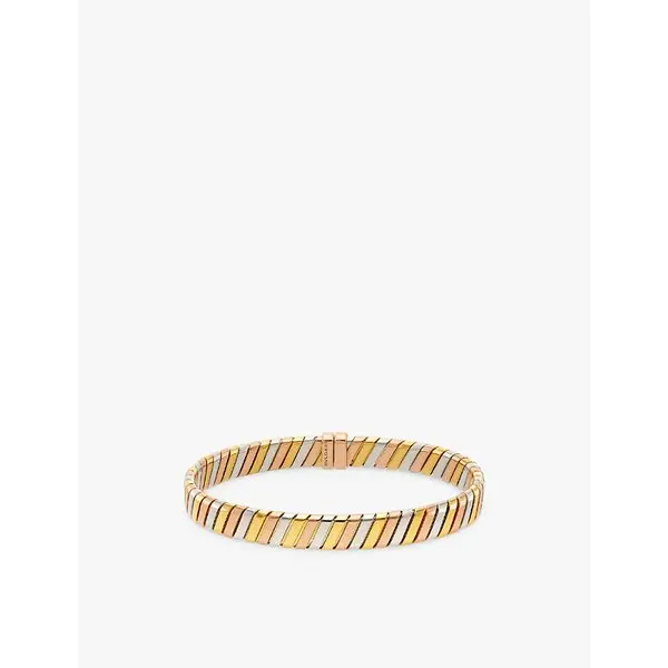 BVLGARI Tubogas 18ct Gold Bracelet - Yellow Gold