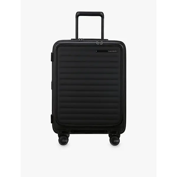 SAMSONITE Restackd Expandable Four-wheel Shell Cabin Suitcase 55cm - Black