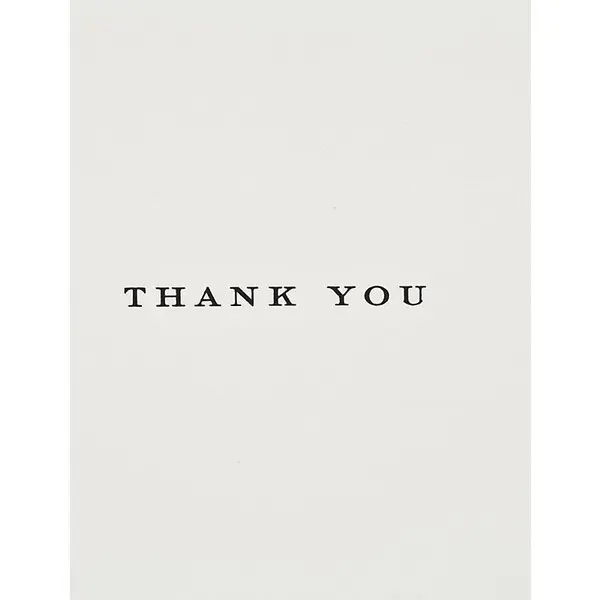 Smythson Thank You Card Notelets Pack Of 10