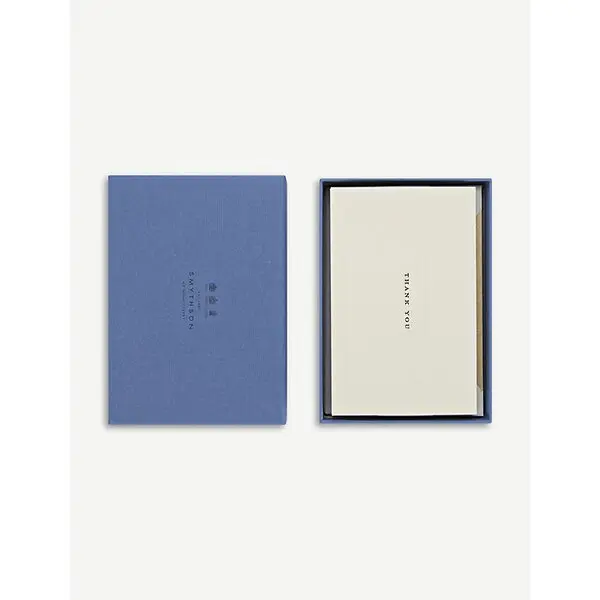 Smythson Thank You Card Notelets Pack Of 10