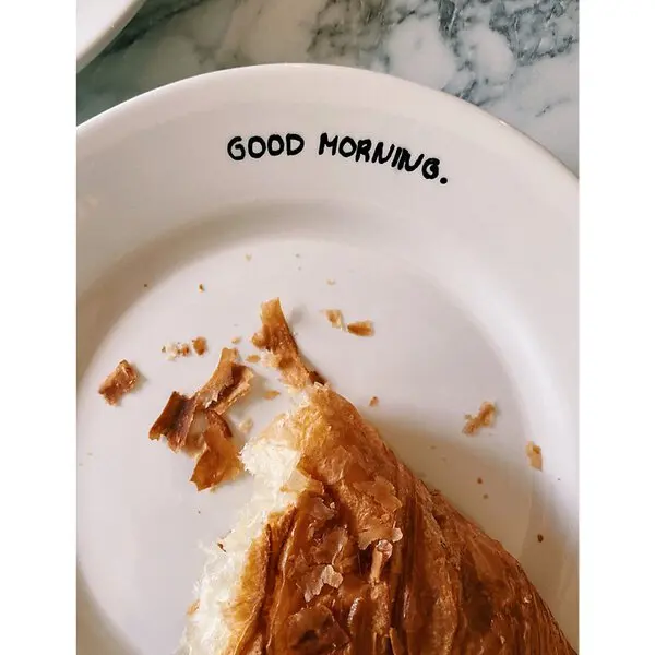 ANNA + NINA Good Morning Ceramic Breakfast Plate 22cm