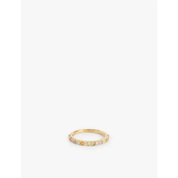 PDPAOLA 18ct Yellow-plated Ring With Zirconia - Gold