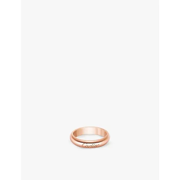 CARTIER C De 18ct Band Ring - Rose Gold
